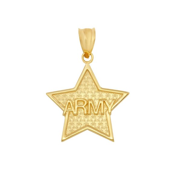 Element Shine | Jewelry | 4k Solid Gold Us Army Officially Licensed ...
